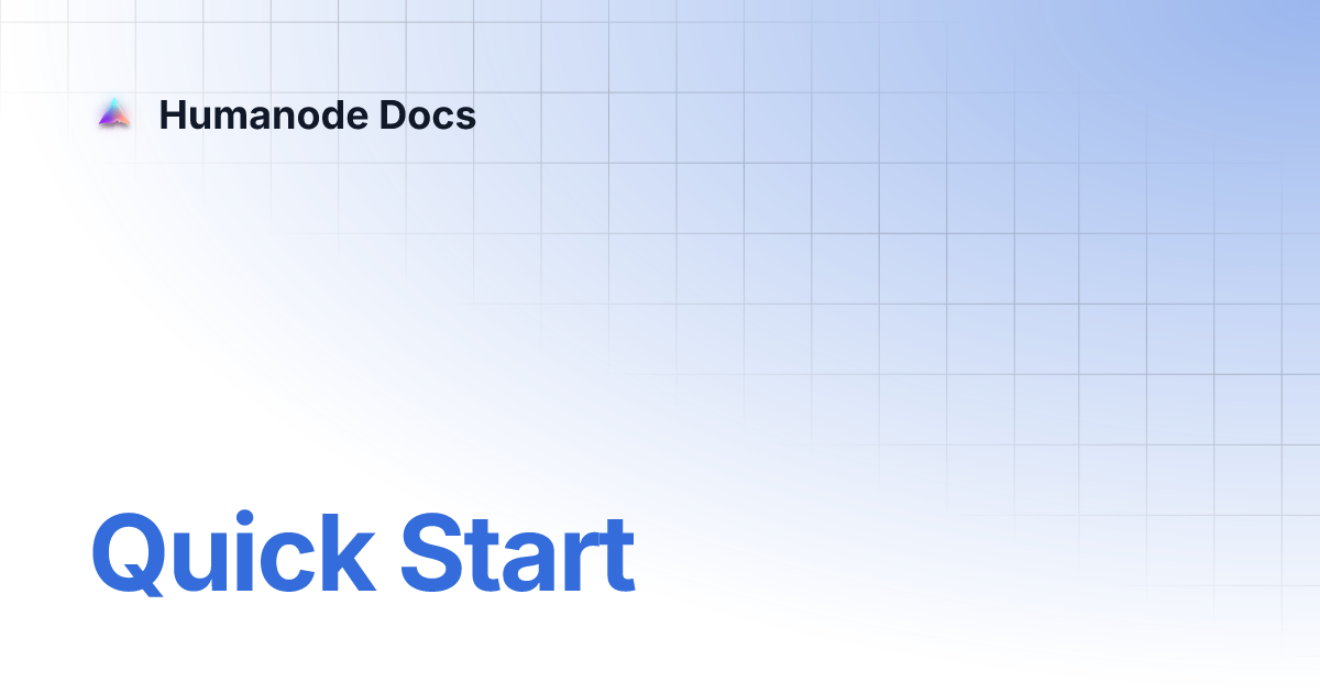 Quick Start | Humanode Docs